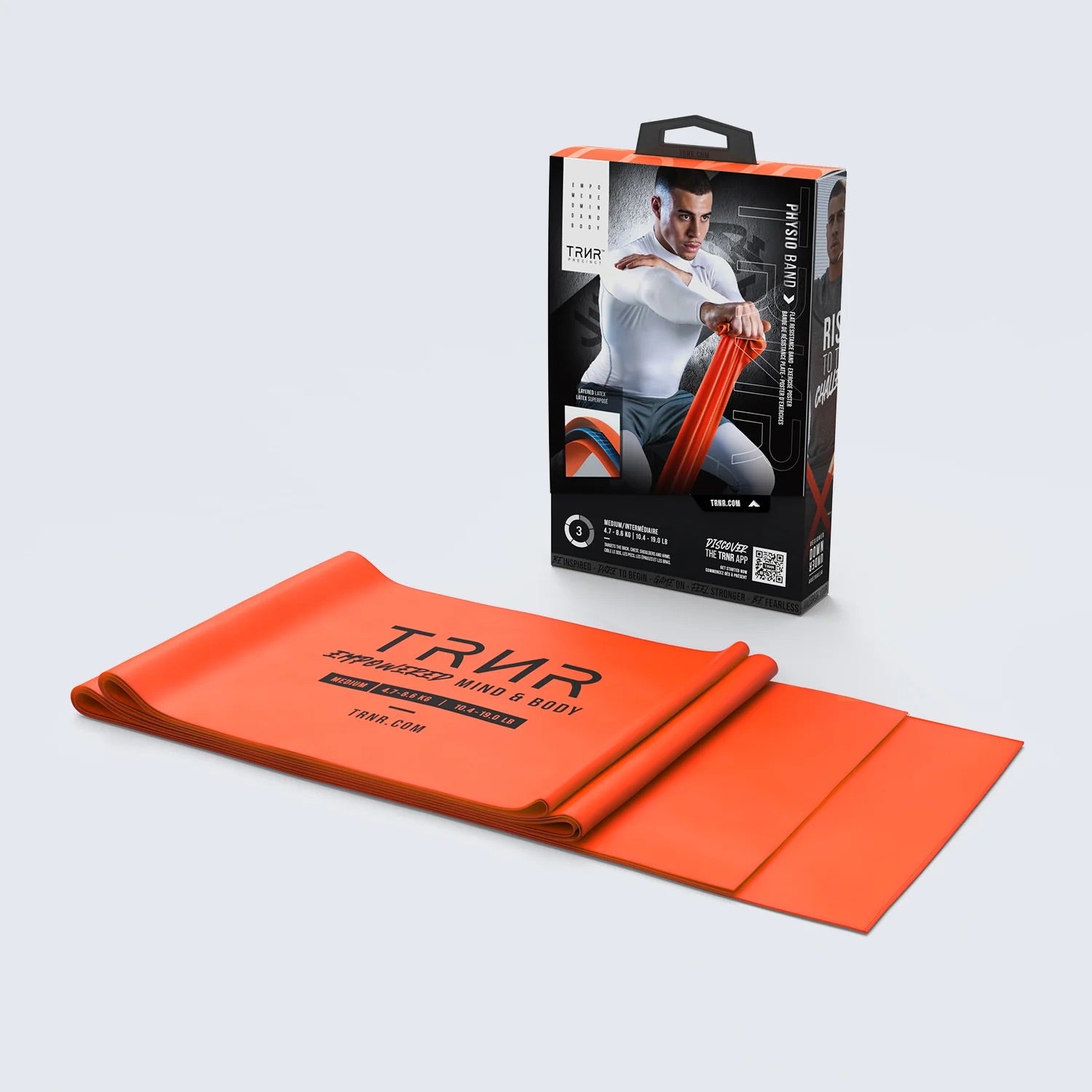 Dây kháng lực TRNR Physio Band Medium - Cam (Orange) – Key Power Sports ...