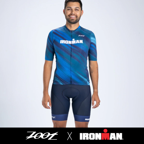 Quần yếm đạp xe Nam Zoot Men's Ltd Cycle Exos Bib - Ironman Navy Heat ...